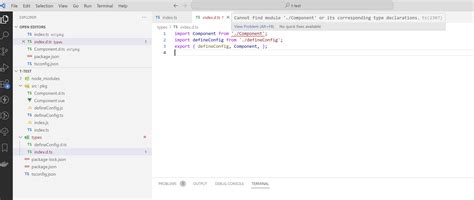 typescript how to declare any type to a module introduced by a