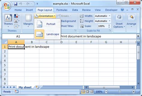 pl sql excel set sheet portrait or landscape ora excel examples