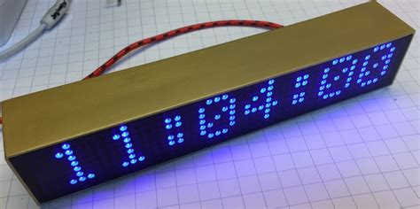 esp8266 led matrix clock 8 steps with pictures