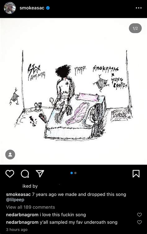 Smokeasac Post About Sex [last Nite] Anniversary R Lilpeep