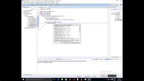if else statement to finding the largest number in java youtube