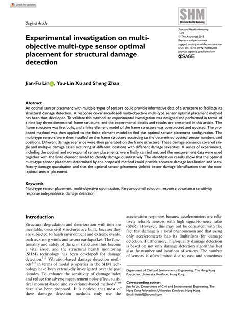 pdf experimental investigation on multi objective multi type sensor