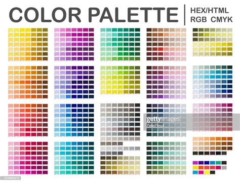 palette de couleurs nuancier imprimer la page de test codes couleurs