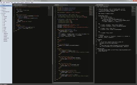 free windows ruby rails editors redcar and sublime text 2