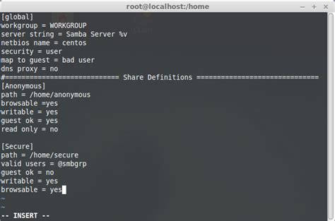 easy samba installation on rhel centos 7 lintut