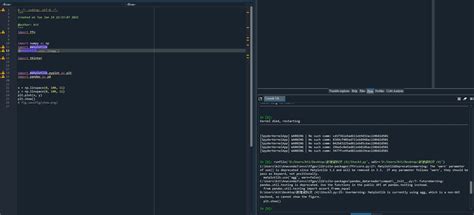 python matplotlib is currently using agg error occur