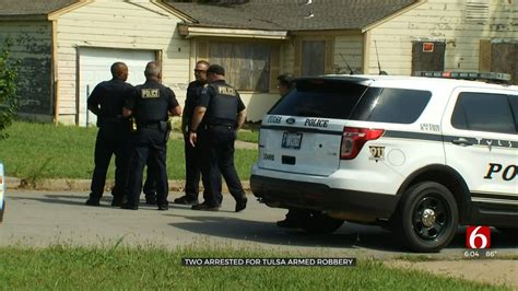 Tulsa Police 2 Men In Custody Accused Of Connection To Armed Robbery
