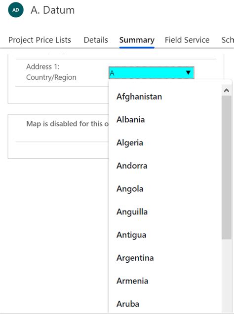 autocomplete pcf control