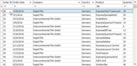 tcxgridfilterrowoptions operatorcustomization property vcl