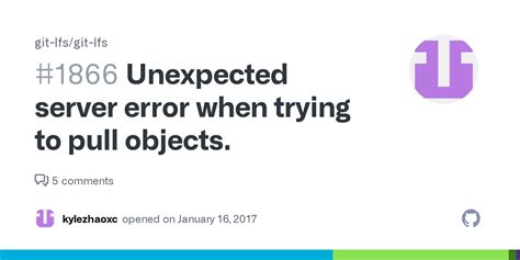 unexpected server error when trying to pull objects · issue 1866