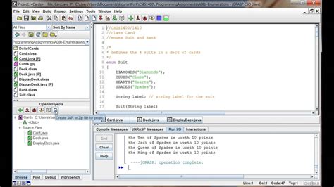 creating an executable jar file in jgrasp youtube