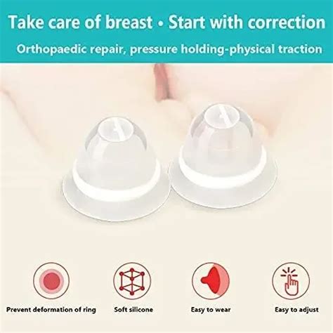 Super Soft Silicone Nipple Corrector For Flat Inverted Nipples For