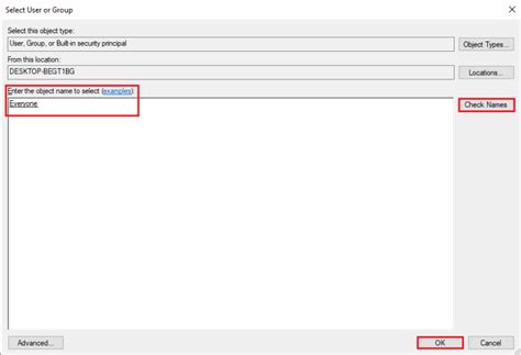 fix failed to enumerate objects in the container error on windows 10