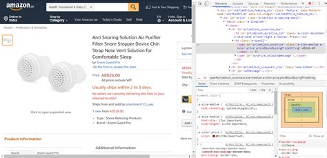 python beautiful soup is giving none though value is