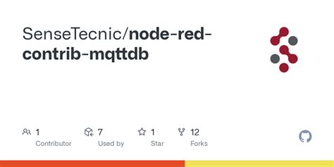 github sensetecnic node red contrib mqttdb