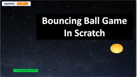 ball bouncing game in scratch bouncing ball game scratch tutorial