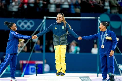 Simone Biles Rebeca Andrade And Jordan Chiles Closed Out Gymnastics At