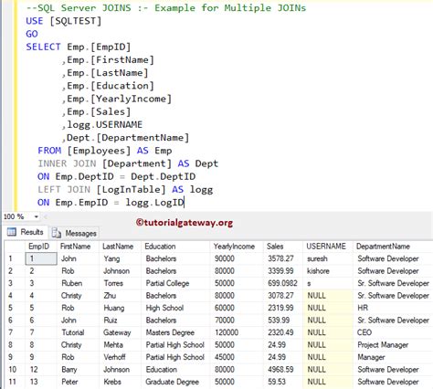 Sql Joins
