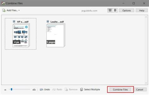 merge multiple pdf files combine different pdf files