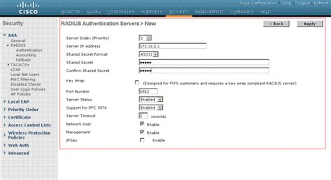 dynamic vlan assignment with radius server and wireless lan controller