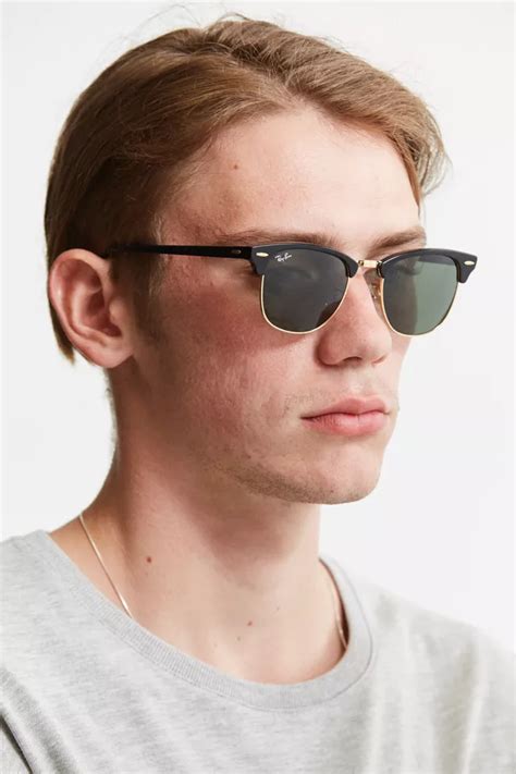 Ray Ban Black Clubmaster Sunglasses Urban Outfitters