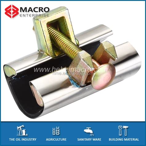 Ductile Iron Pipe Repair Clamp With Single Band And Double Bands And Three