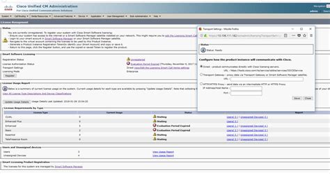 configure cucm smart licensing direct model cisco