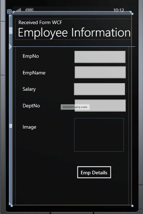 display images from database in windows phone 7 wp7 using wcf service
