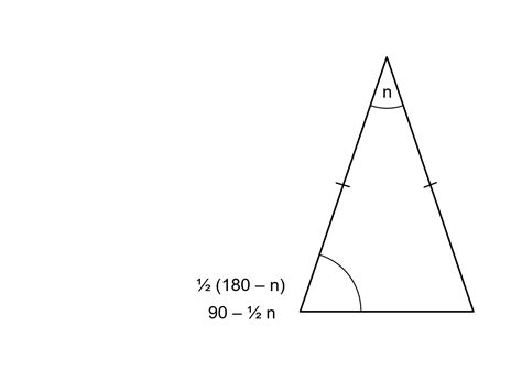 Median Don Steward Mathematics Teaching Generalising Isosceles Triangles