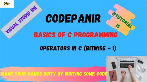 bitwise operator part 1 tutorial15 youtube