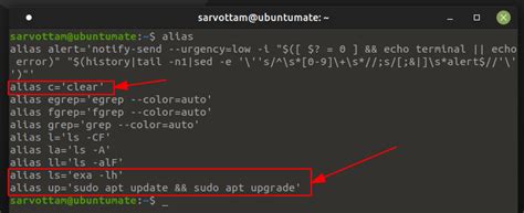 what is alias in linux how to use and create permanent aliases