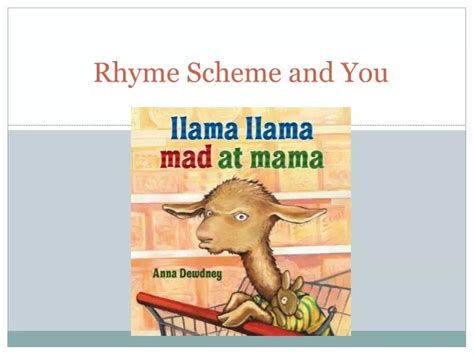 Ppt Rhyme Scheme And You Powerpoint Presentation Free Download Id