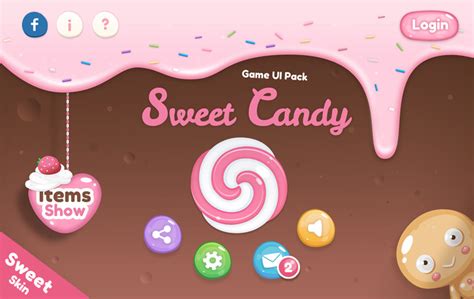 sweet candy gui pack
