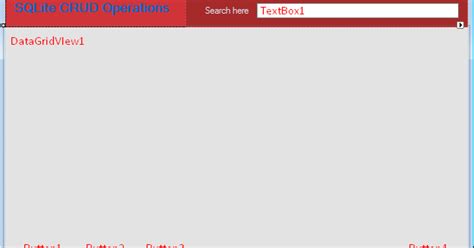 vb sqlite tutorials crud add update delete