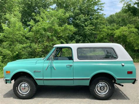 Rare 1969 Chevy Blazer K5 4x4 307 V8 3spd Manual 36k Miles Less Than 5k