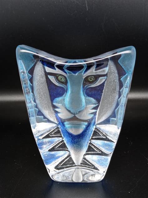 Mats Jonasson Målerås Blue Lion Crystal Catawiki