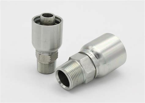 High Pressure Hydraulic Hose Fitting Carbon Steel One Piece Fitting