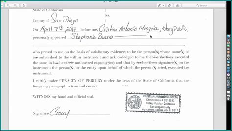 California All Purpose Certificate Of Acknowledgment Hot Sex Picture