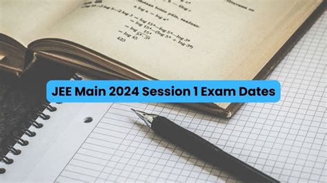 Jee Main 2024 Exam Date Out For Session 1 Check Schedule Education
