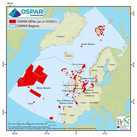 Report And Assessment Of The Status Of The Ospar Network Of Marine
