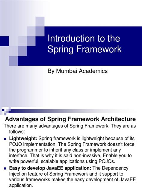 spring ppt spring framework model view controller