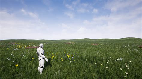 ue4 complete guide to spawning foliage on landscapes using grass node