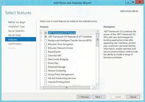 cách cài đặt framework 3 5 trên windows server 2012 r2