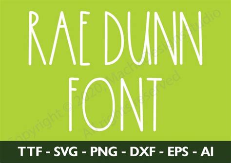 Rae Dunn Font Svg Rae Dunn Alphabet Svg Rae Dunn Svg Etsy