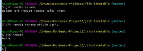 handling repositories with git remote geeksforgeeks