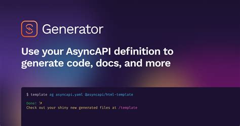 generator asyncapi initiative for event driven apis