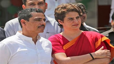 Before Me In Parliament Robert Vadra Reacts To Priyanka Gandhis