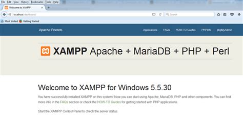 cara install xampp di windows