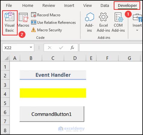 how to use vba event handler 5 relevant examples