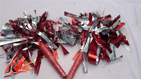 Diy How To Make Cheer Leading Pom Poms Jk Arts 111 Youtube